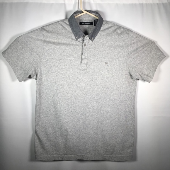 Axist | Shirts | Axist Mens Medium Gray Short Sleeve Polo Shirt | Poshmark